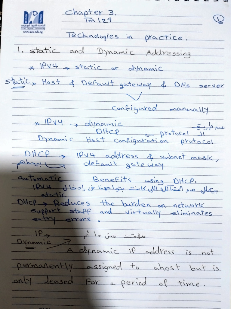 Chapter 3 Tm129 Network Omar | PDF | Port (Computer Networking ...