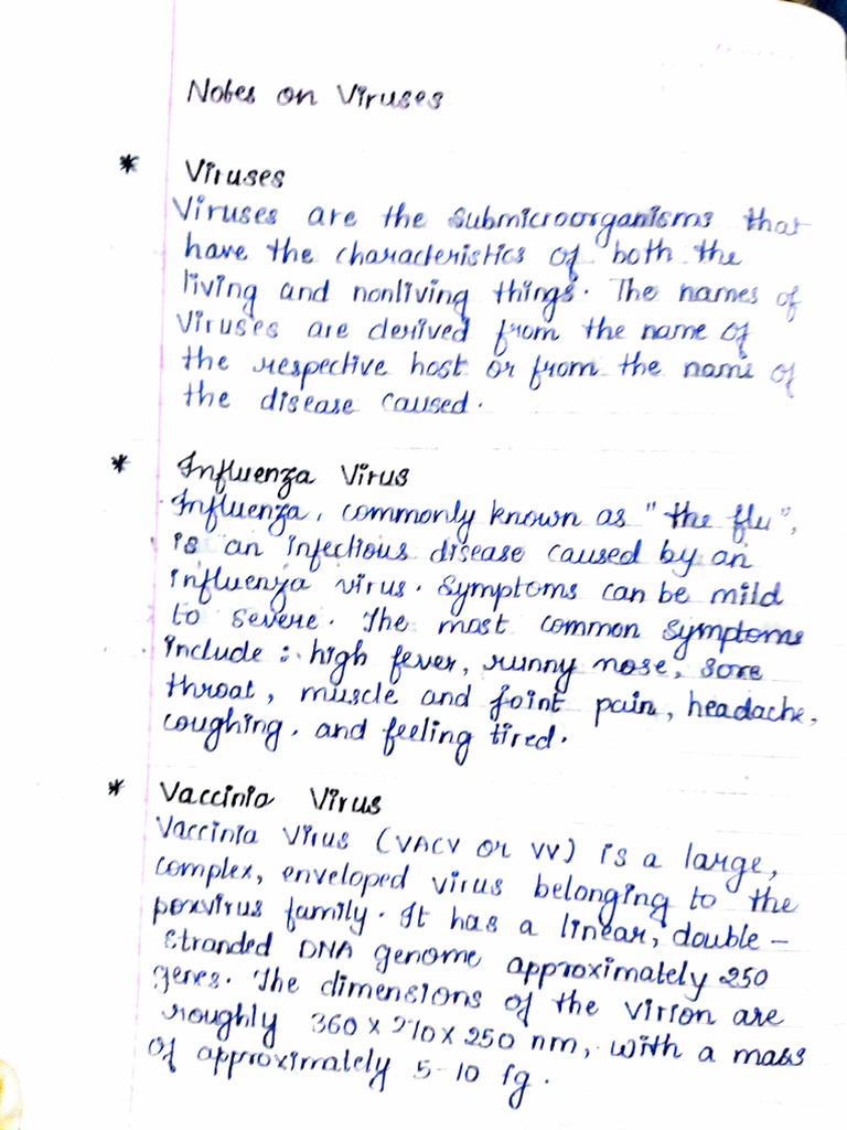 notes of viruses | PDF