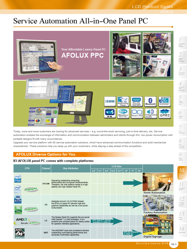10-Lcd Afl Panelpcs | PDF | High Speed Packet Access | Personal Computers