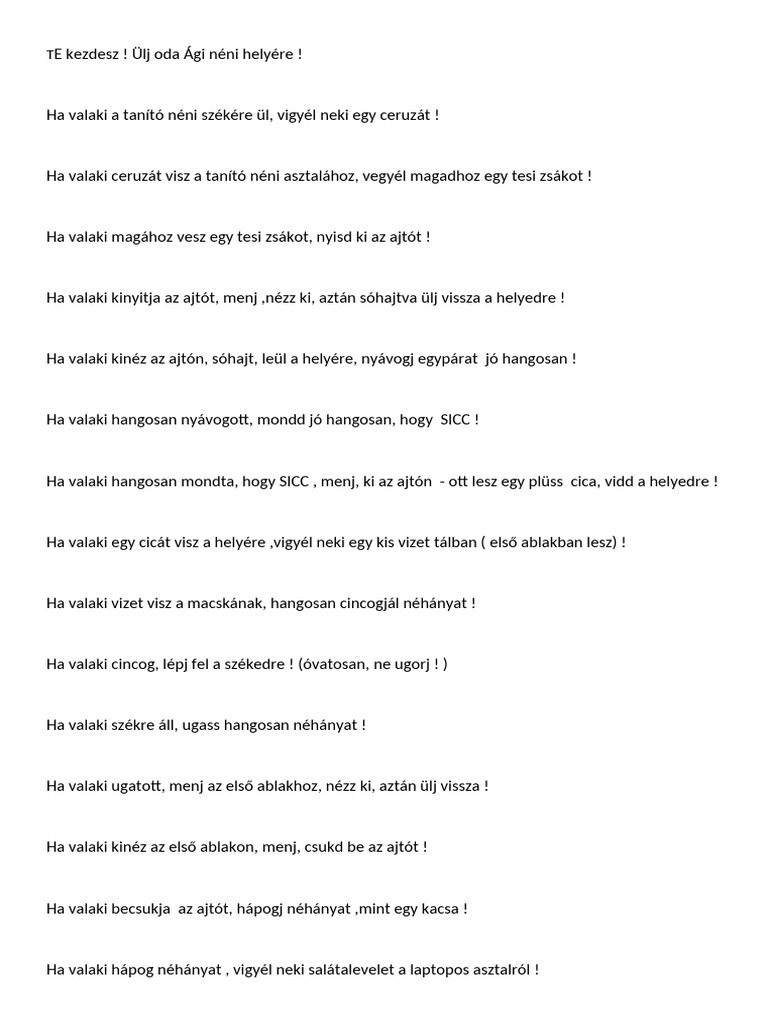 Ha Valaki 1 | PDF