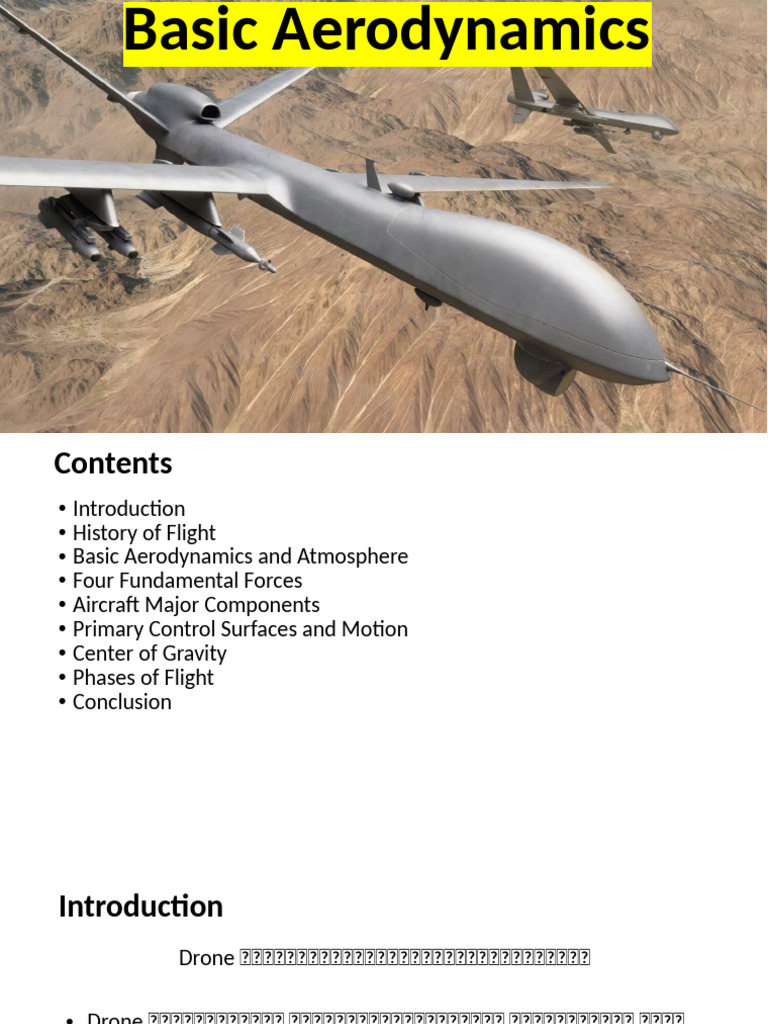 Introduction to Basic Aerodynamics | PDF