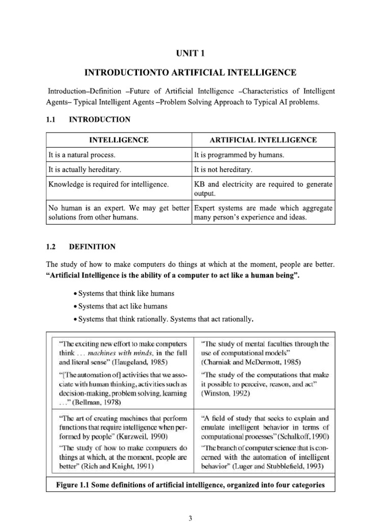 AI-Module-1 Study Materials | PDF