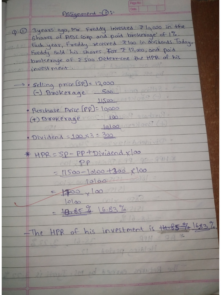 IAPM Assignment PDF | PDF