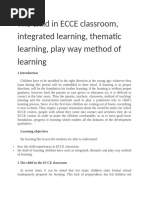 ELECT | PDF | Learning | Preschool