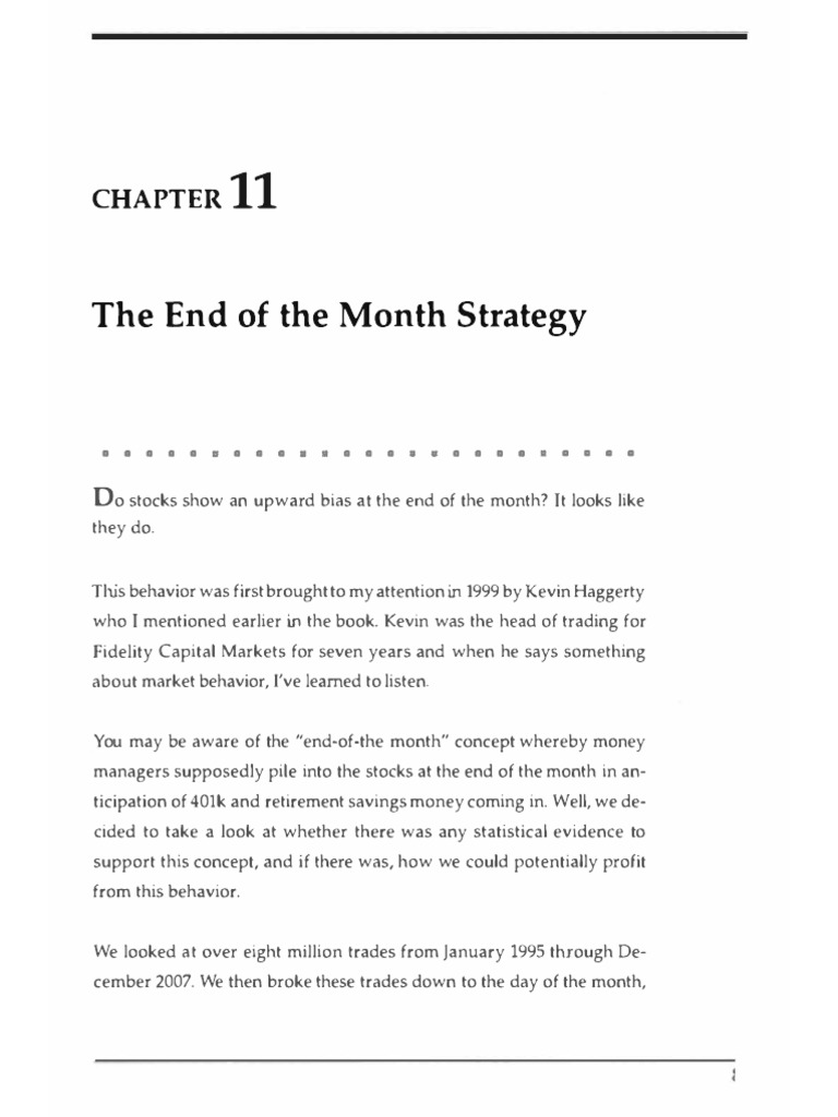 Larry_Connors_end of month Stock Buying | PDF