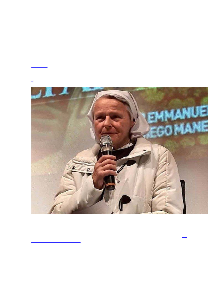 Mensaje de Sor Emmanuel Maillard | PDF | María, madre de Jesús | eucaristía