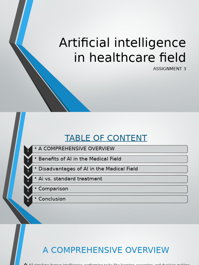 Artificial Intelligence in Healthcare Field (Autosaved) | PDF | Artificial Intelligence ...