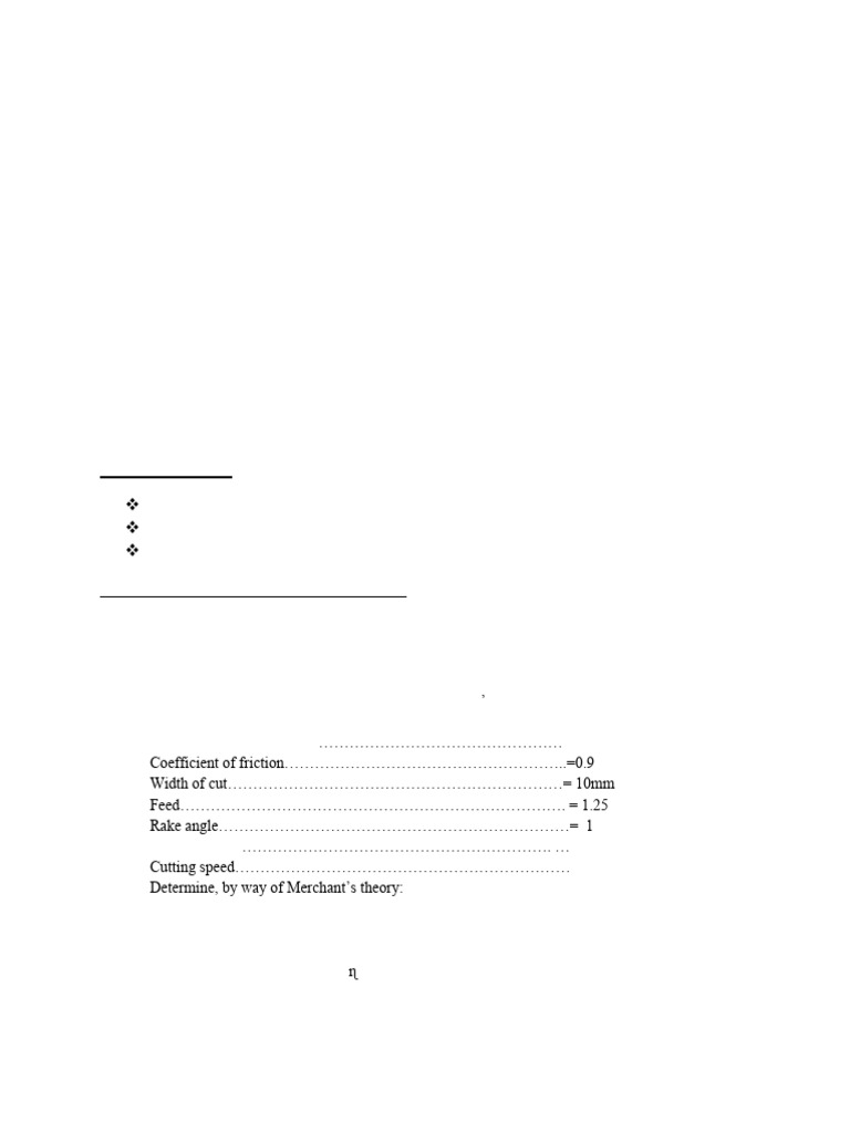 Emg 2523 Mechanics of Metal Cutting PP1 | PDF | Mechanical Engineering ...