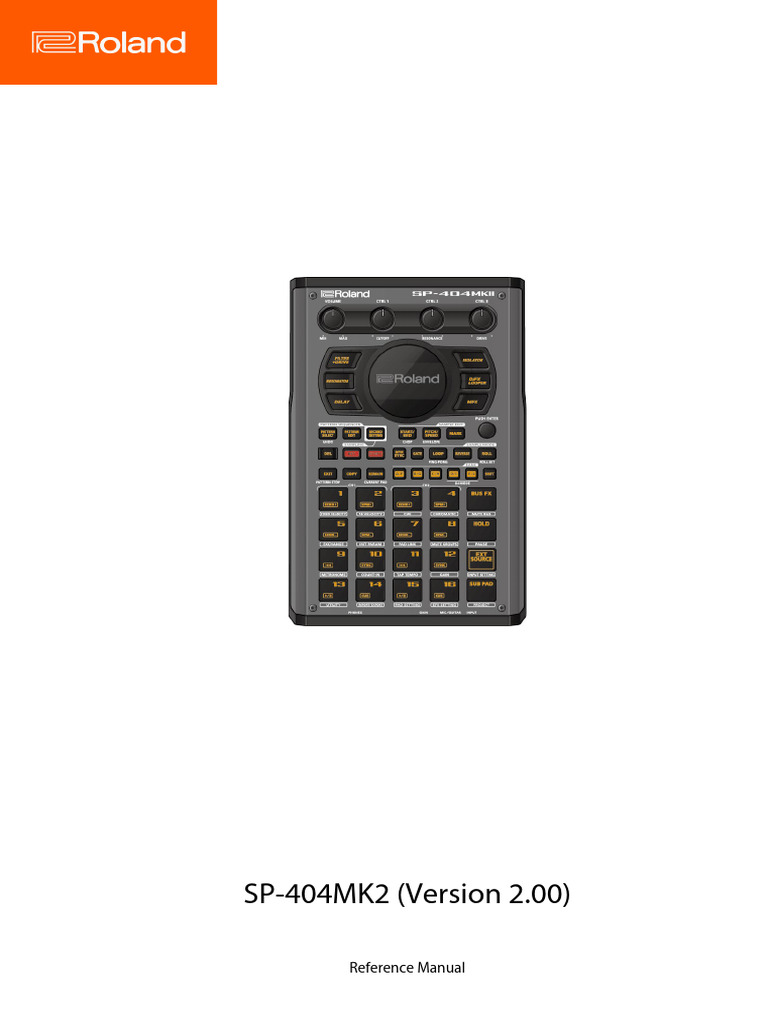 SP-404mk2_reference_v200_eng01_W | PDF | Usb | Tempo