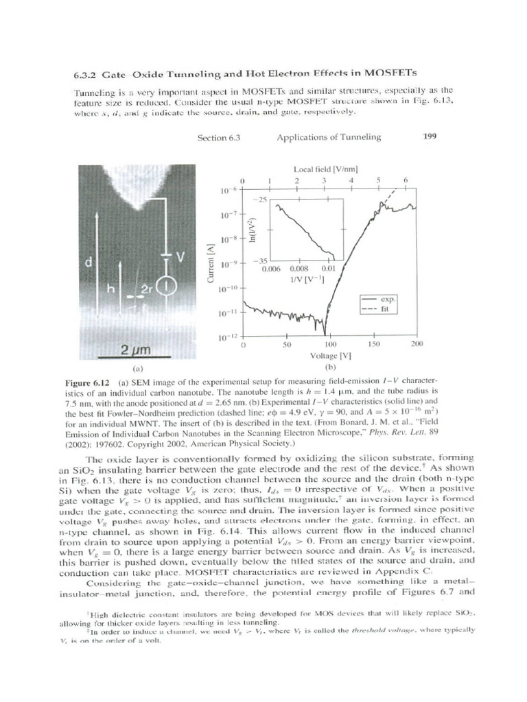 Gate-Oxide Tunneling | PDF