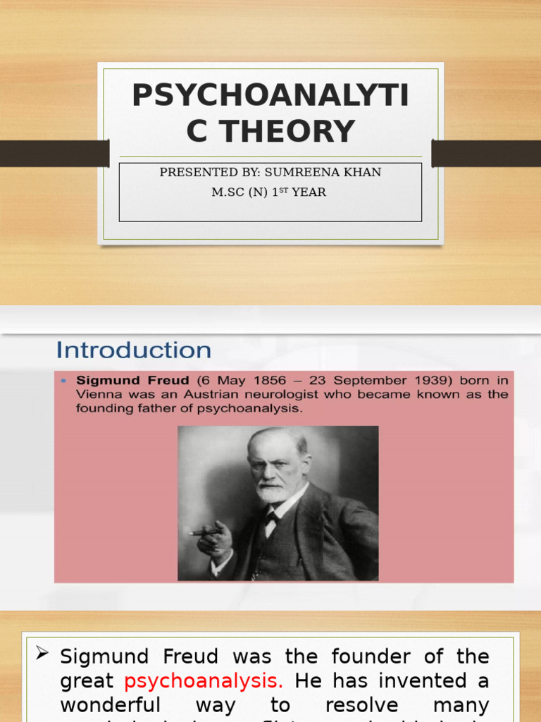 Psychoanalytic Theory | PDF | Psychoanalysis | Id