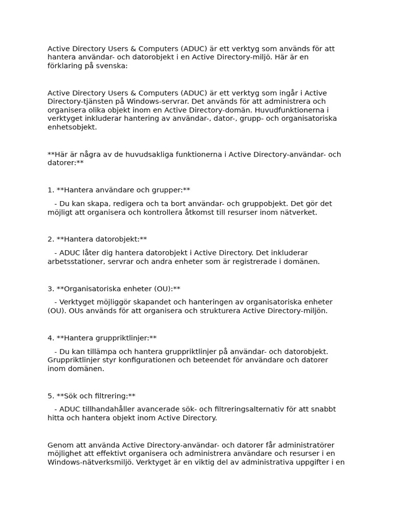 Active Directory | PDF