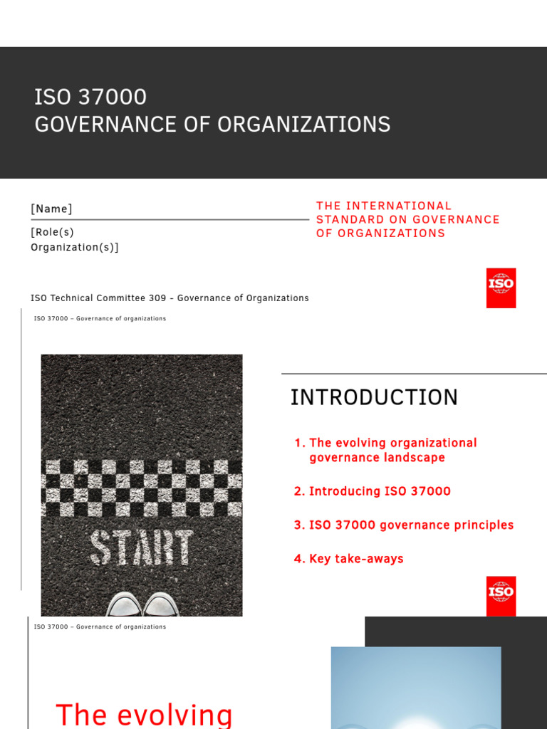 ISO 37000 Official Presentation Deck September 2021 | PDF | Governance ...
