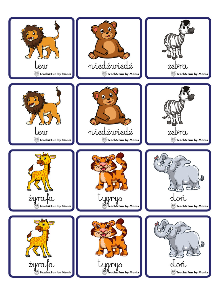 MEMORY ZWIERZETA | PDF