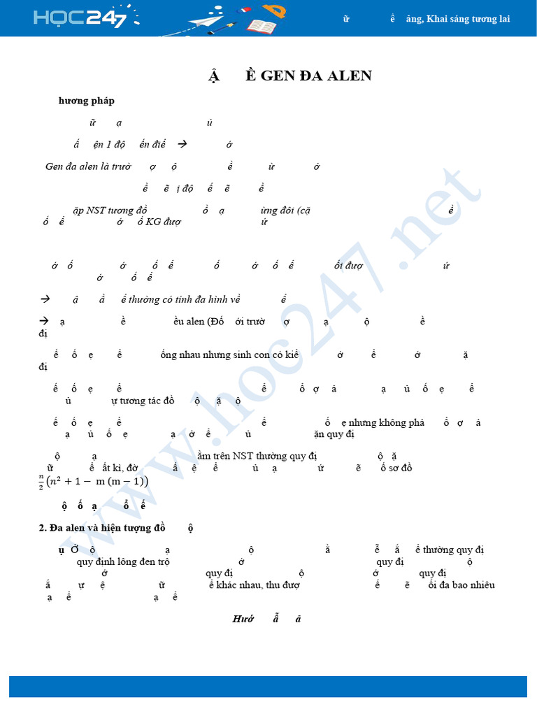 Gen Đa Alen | PDF