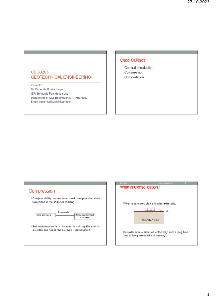 12 Consolidation | PDF | Applied And Interdisciplinary Physics | Continuum Mechanics