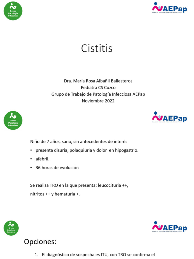 Cistitis | PDF | Microbiología | Medicina CLINICA