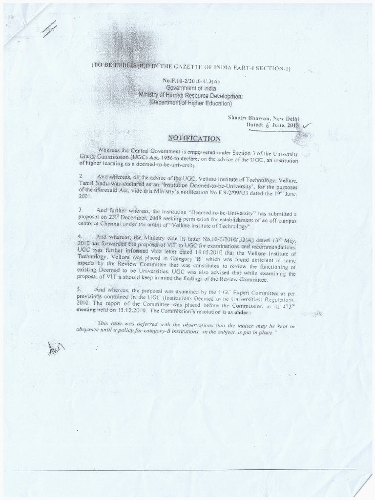 UGC approval - Copy | PDF