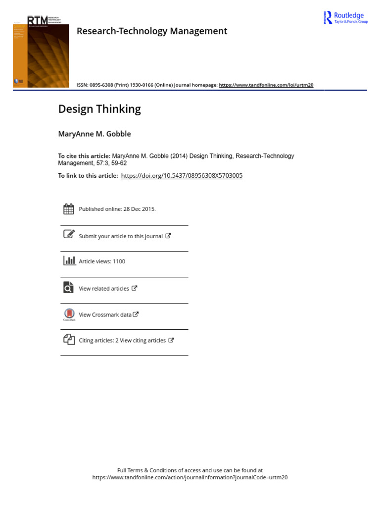 Design Thinking | PDF | Design Thinking | Innovation