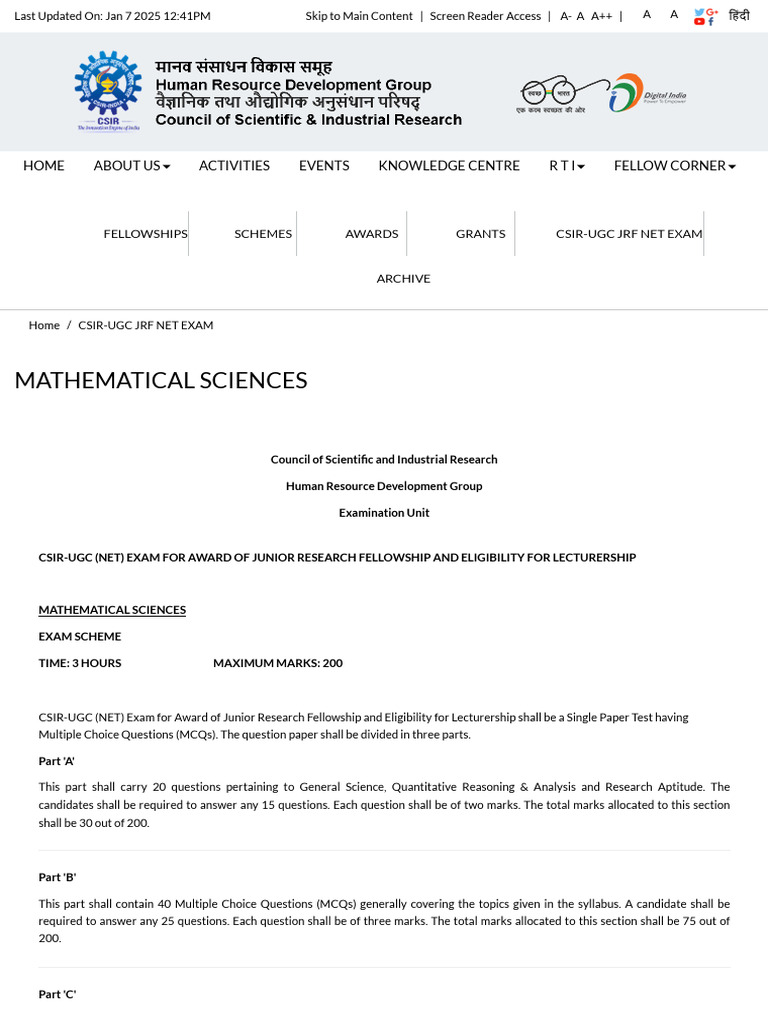 CSIR-HRDG | PDF | Multiple Choice | Educational Assessment And Evaluation