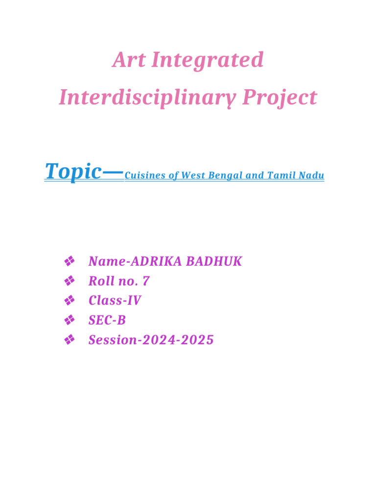 Art Integrated | PDF
