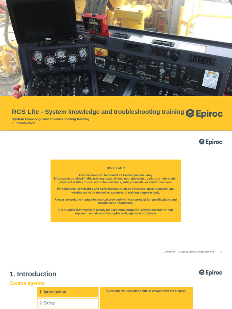 01 Introduction RCS Lite - Epiroc | PDF | Computing