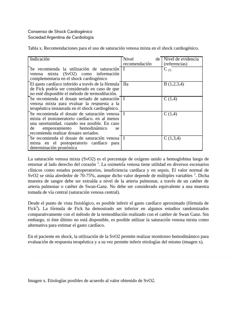 svo2 con ref | PDF | Vena | Hemodinámica