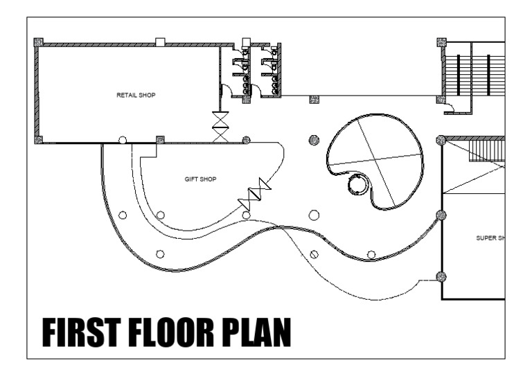 First Floor Plan: Retail Shop | PDF