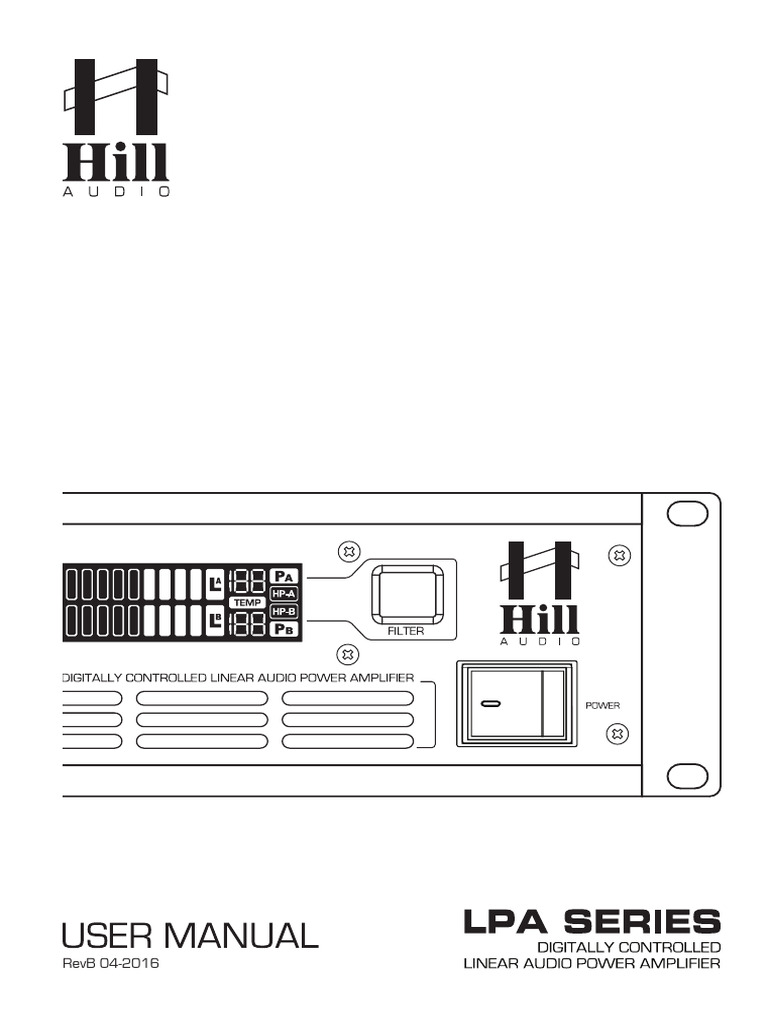 020 0653 80101 Manual LPA Series RevB EN A4 Pages | PDF | Amplifier ...