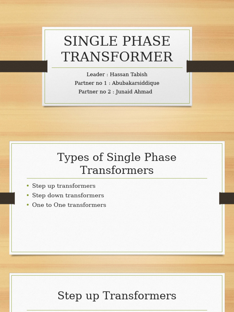 Single Phase Transformer Guide | PDF | Transformer | Inductor