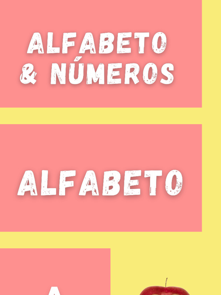 Alfabeto e Números | PDF