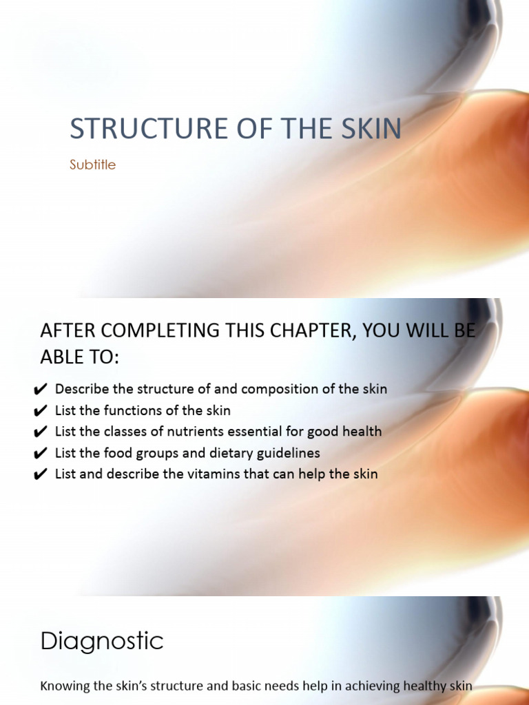Skin Structure and Protective Functions | PDF | Skin | Epidermis