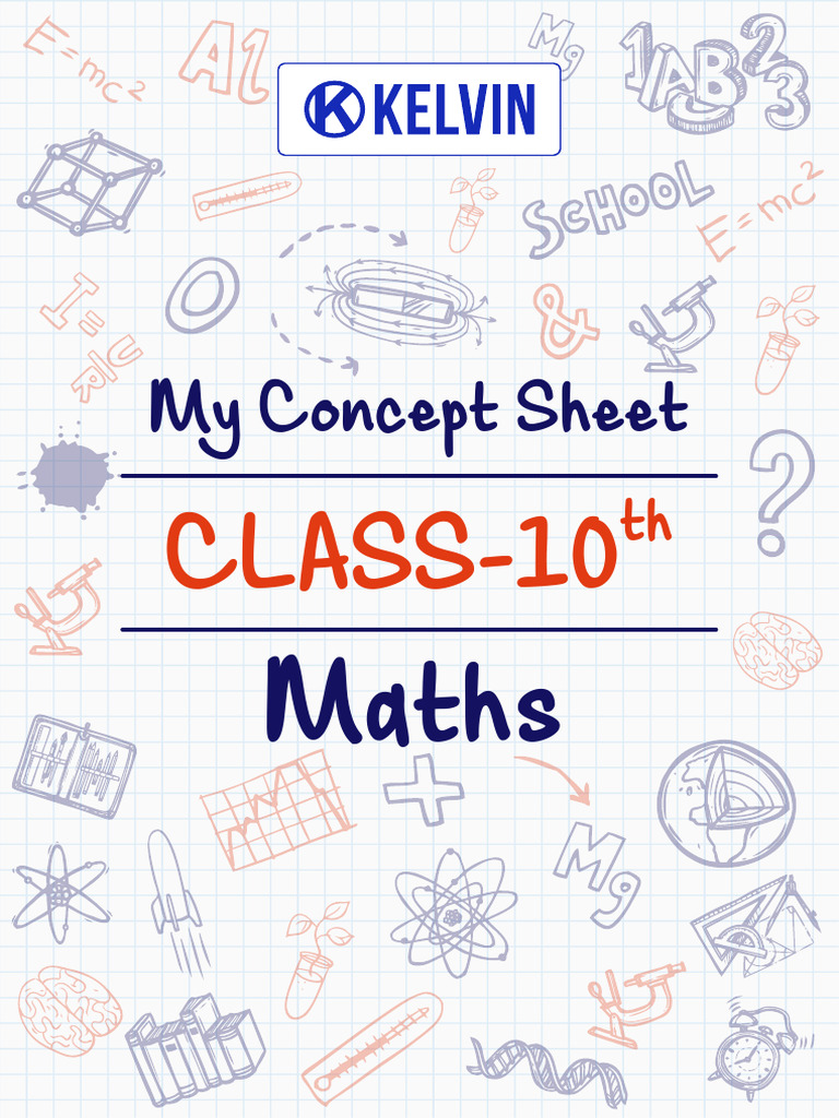 10th Maths Formula Booklet - FINAL - Removed | PDF | Numbers | Factorization