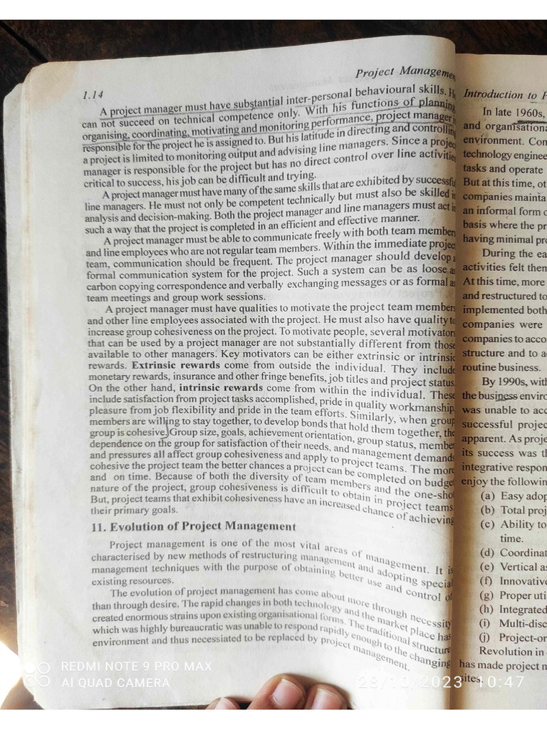 Unit1 Project Management | PDF