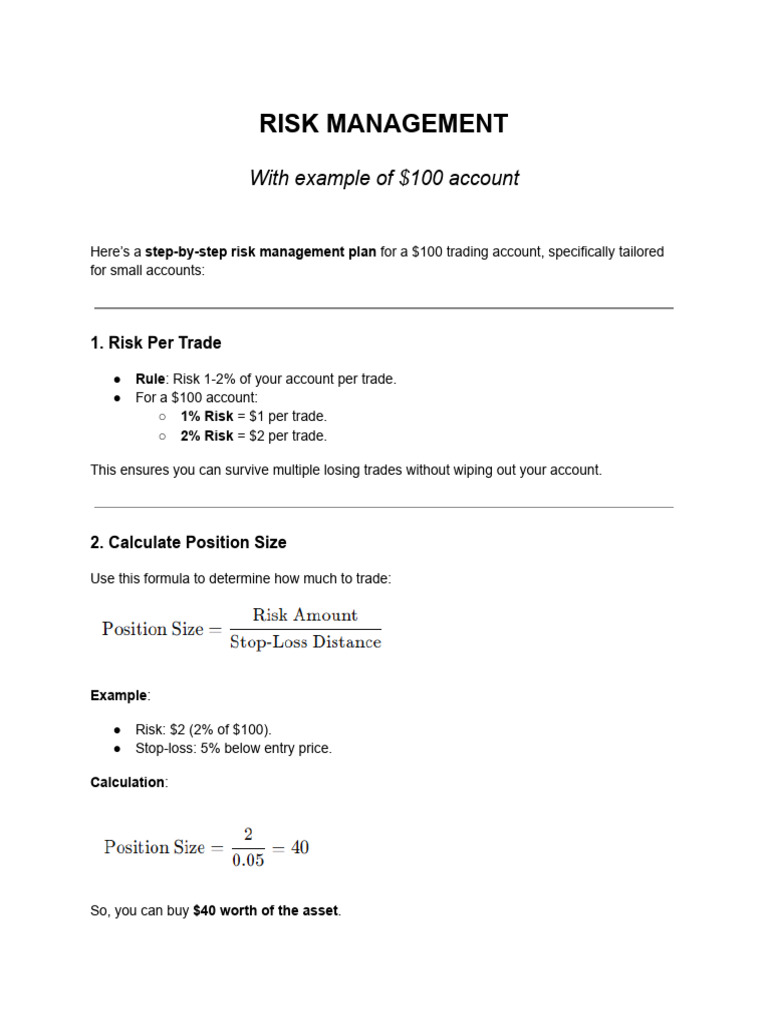 Risk Management | PDF