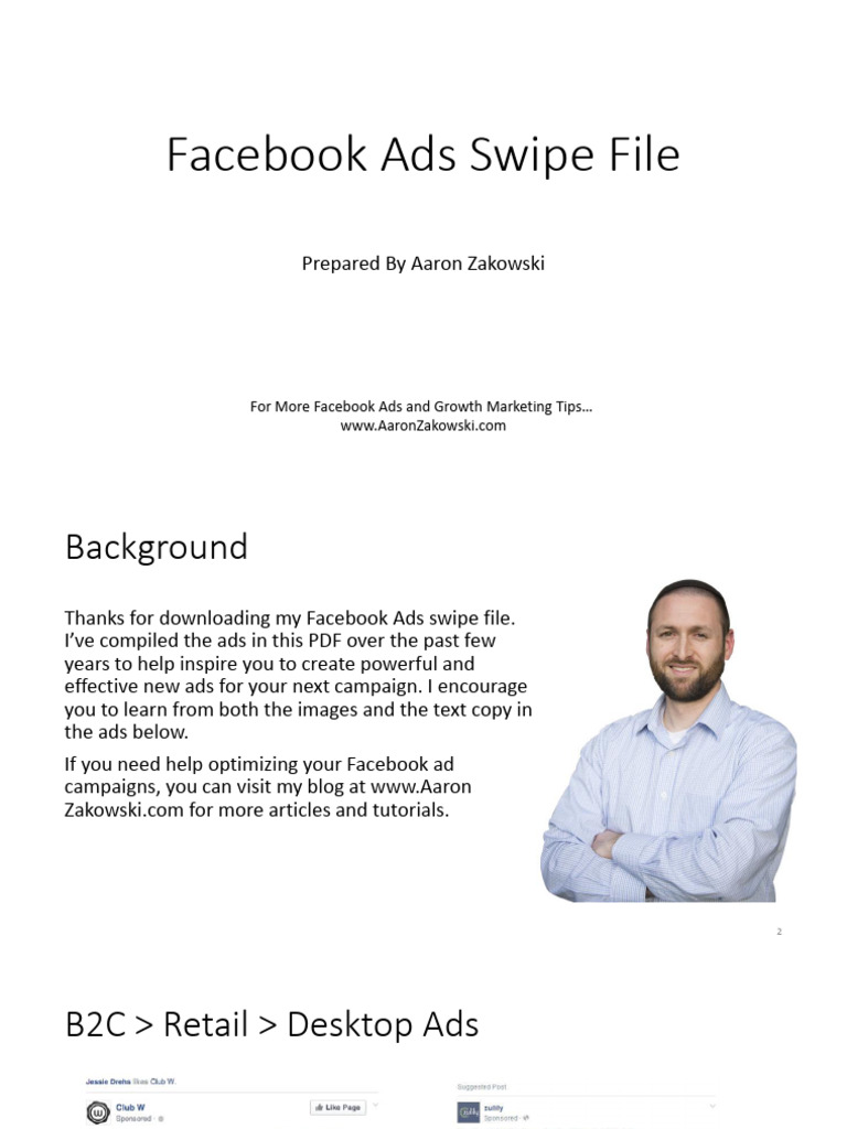 Facebook-Ads-Swipe-File | PDF | World Wide Web | Internet & Web