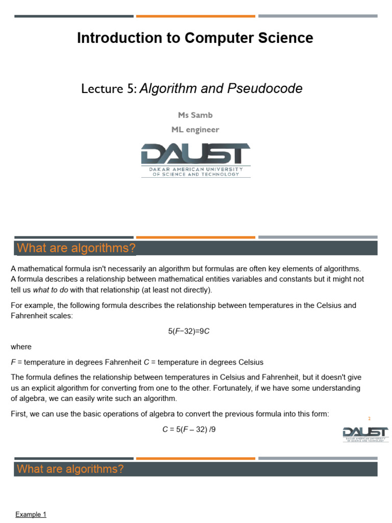 Algorithm__updated_slides (1) | PDF | Algorithms | Iteration Algorithm__updated_slides (1) | PDF | Algorithms | Iteration
