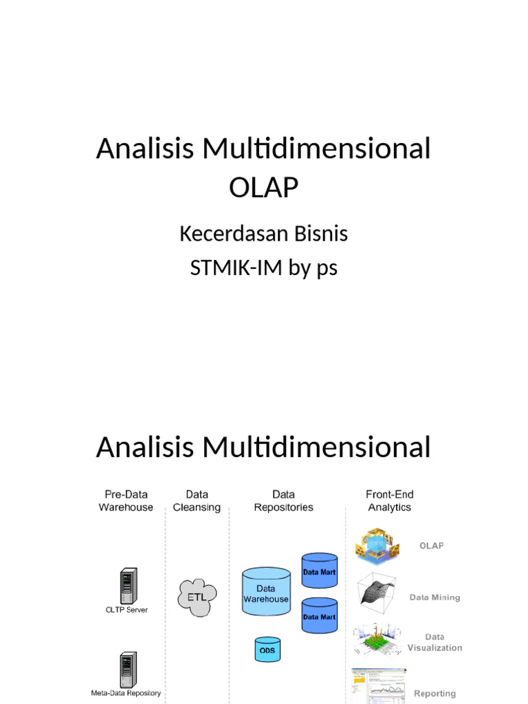 Perbandingan OLAP, MOLAP, dan ROLAP | PDF