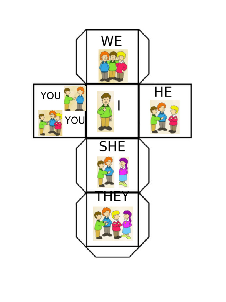 Subject Pronouns Dice Fun Activities Games Games - 87220 | PDF
