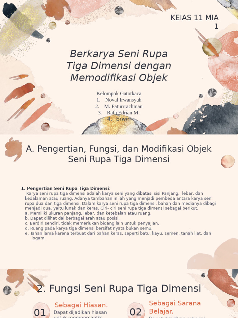 Berkarya Seni Rupa Tiga Dimensi Dengan Memodifikasi Objek | PDF