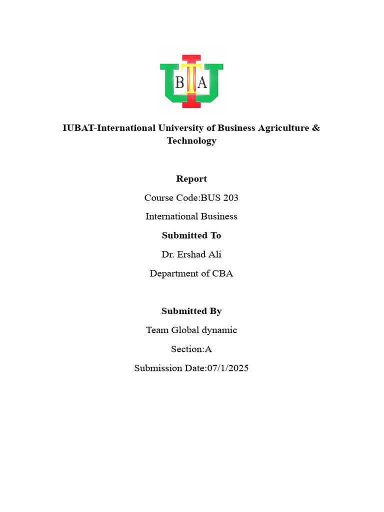 International Business Report | PDF | Employee Retention | Nestlé