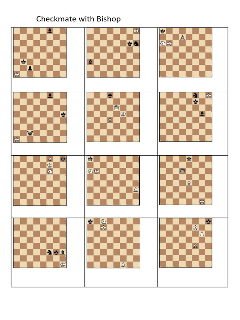 Checkmate With Bishop | PDF