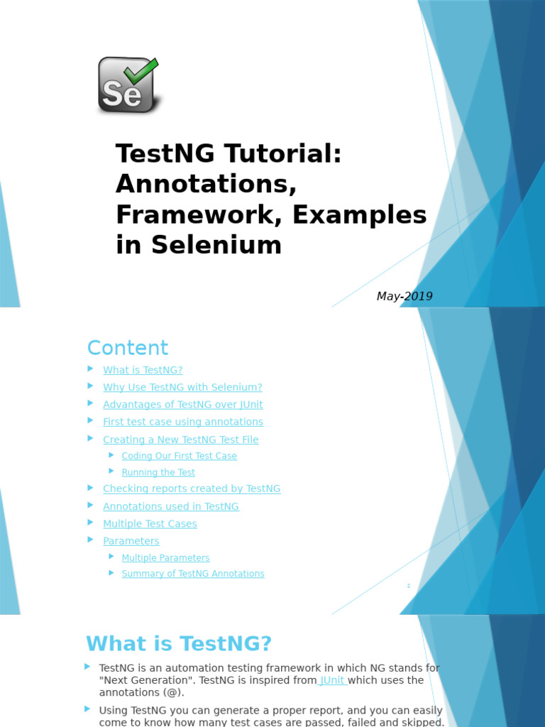06 01 Testng Tutorial Annotations Pdf Software Engineering Computer Programming