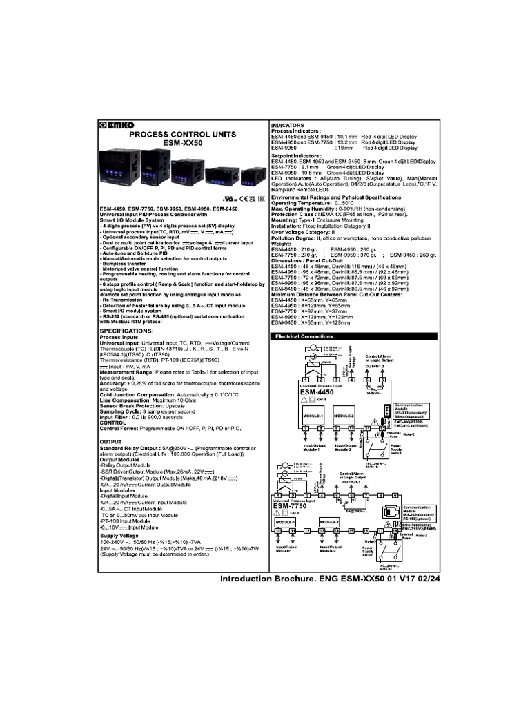 Esm-xx50 English v17 (1) | PDF