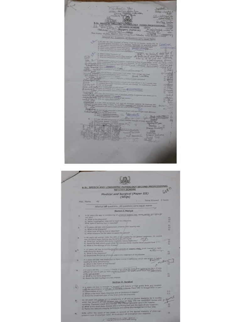 Surgery Past Papers | PDF