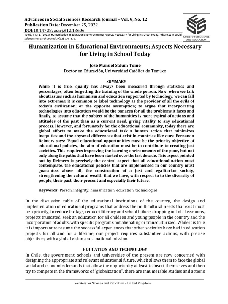 ASSRJ-13606 | PDF | Learning | Teachers