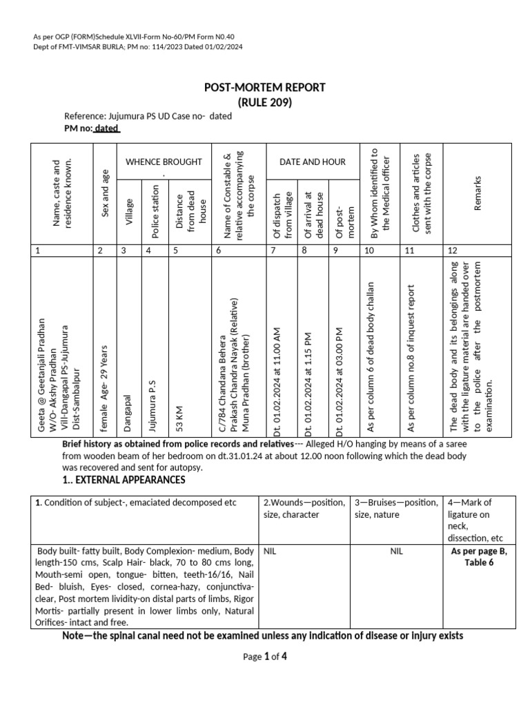 HANGING | PDF | Neck | Autopsy