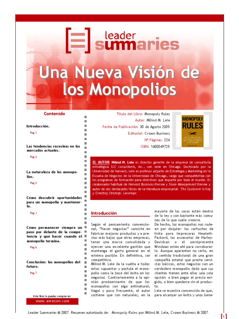 Nueva Vision Monopolios | PDF | Monopolio | Costco