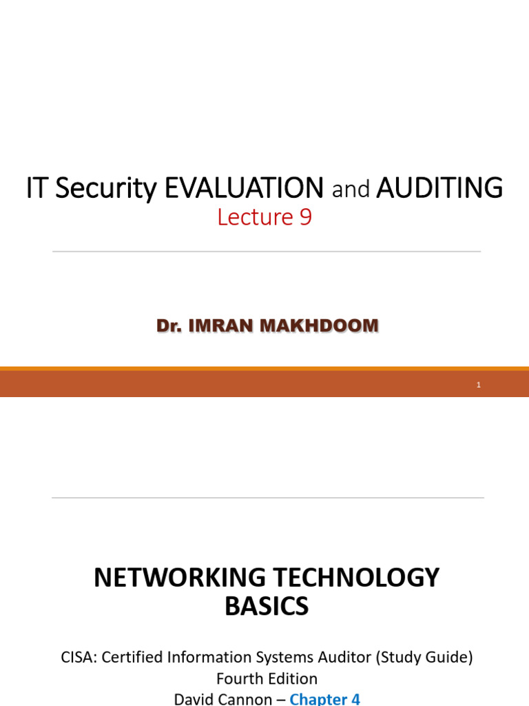 IT Security E&A-Lecture 9 - Student - Ver | PDF | Computer Network | Proxy Server