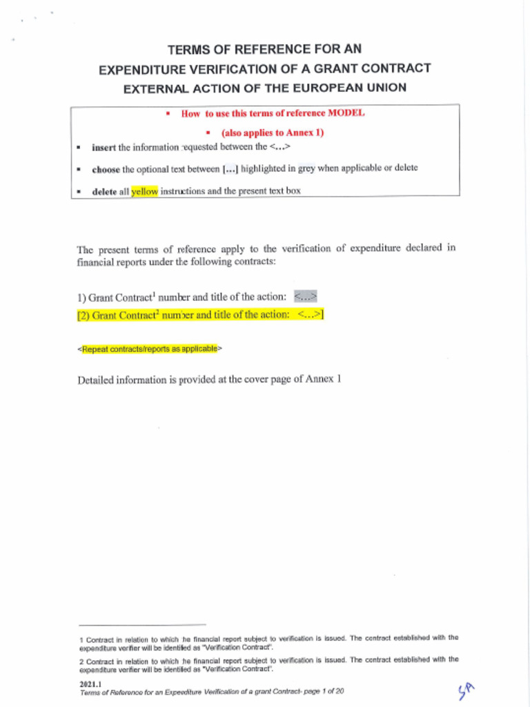 10 - Terms of Reference | PDF